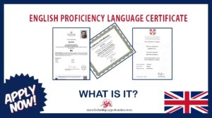 English Proficiency Language Certificate With Sample | EPC Opportunity ...